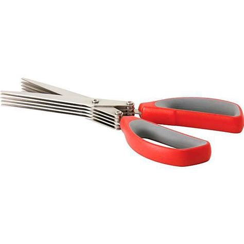 ᐉ Ножницы для зелени 5 лезвий и щеточка Salad Scissors (00fe307a ...
