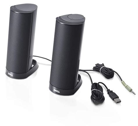 Dell AX USB Stereo Speaker System Black