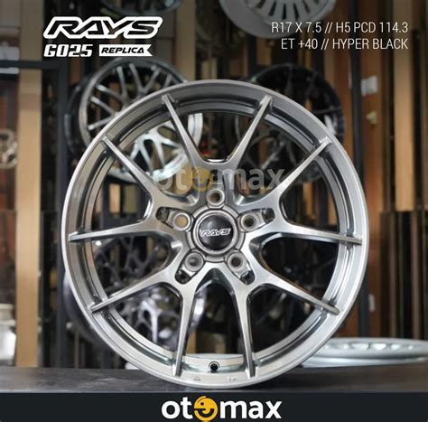 Velg Mobil Premium Volk Rays G025 Ring 17 Ringan And Stylish Rays Otomax Store Jual Velg