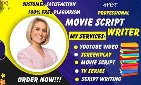 Write Movie Script Screenplay A Script For Your Youtube Videos Channel