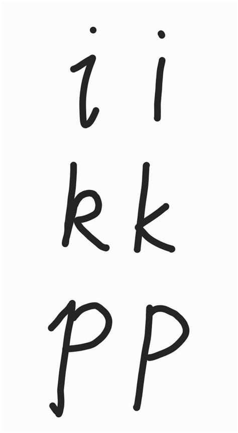 Handwriting Font Print