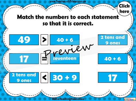 Comparing Numbers Year 2 Teaching Resources