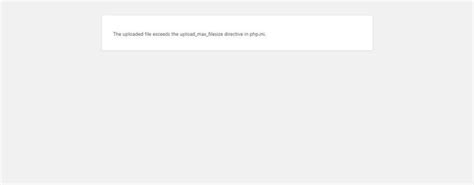 Fix The Uploaded File Exceeds The Uploadmaxfilesize Directive In Php