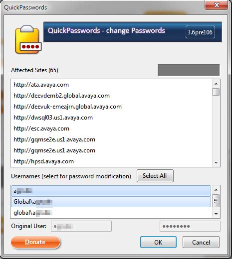 Quick Passwords Home