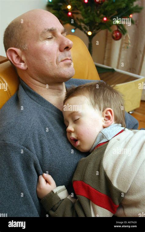Father Boy Sleeping On Sofa Hi Res Stock Photography And Images Alamy