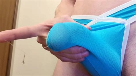Underwear Explodes With Précum From His Huge Tool Gay Amateur Porn