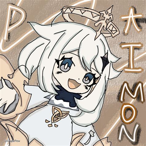 Paimon Fan Art Genshin Impact Hoyolab