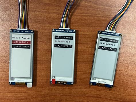 E Paper Display Text Realtek Iotwi Fi Mcu Solutions