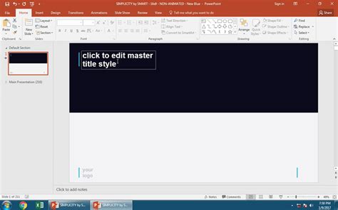 Как изменить макет в Powerpoint
