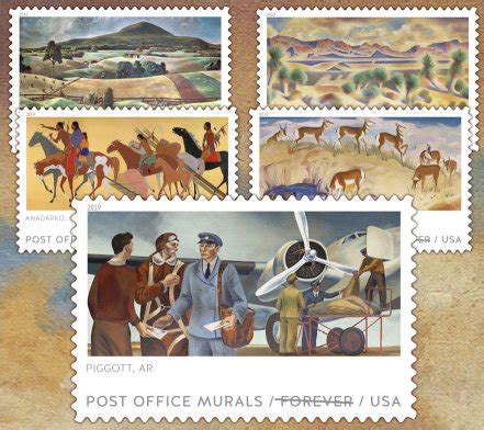 Post Office Murals Stamp Pane Dedicated Pen Wordpress Blog
