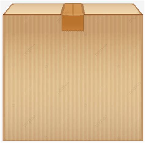 Brown Box With Brown Tape Eps Object Isolated Vector Eps Object Isolated Png And Vector With