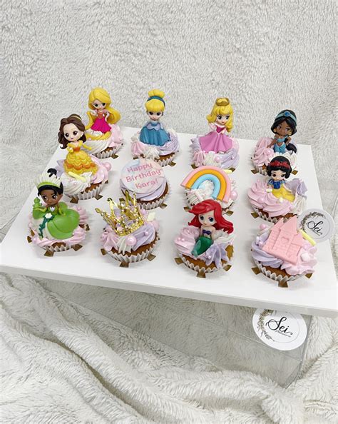 Disney Princess Cupcakes Sei Pâtisserie