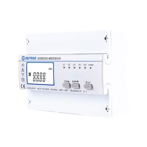 Sdm530 Modbus Three Phase Multi Function Energy Meter With Rs485 Modbus Rtu Manufacturers