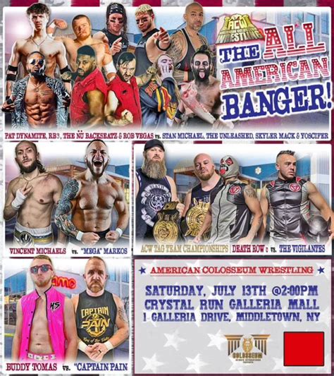 Acw Wrestling Event Galleria At Crystal Run