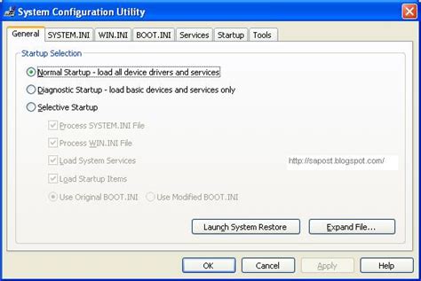 Sirohi Postal Division Msconfig System Configuration
