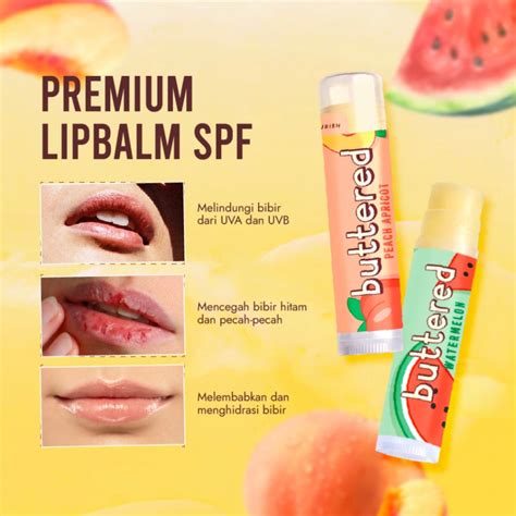 Promo Buttered Lip Balm Spf 15 Free Ongkir