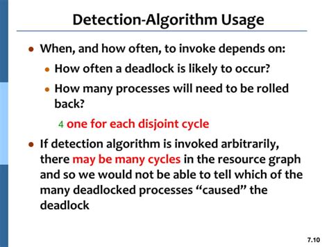 Deadlock Detectionpptx Operating Systems Computer Software And