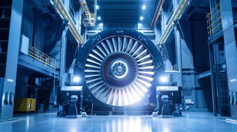 Premium Photo Jet Engine Turbine In Aeronautical Engineering Facility