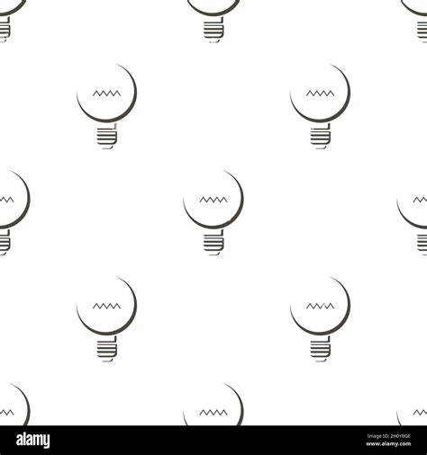 Black Lamp Pattern Seamless Background Texture Repeat Wallpaper Geometric Vector Stock Vector