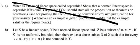 Answered Let X Be A Banach Space Y Be A Normed… Bartleby