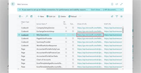 Dynamics 365 Business Central: Using OData V4 unbound action (Codeunit API?) to communicate and ...