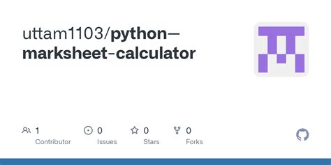 github uttam1103 python marksheet calculator