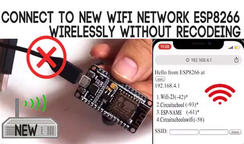 Change WiFi Credentials Of ESP Without Uploading Code Again Circuit Schools