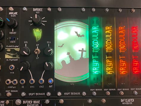Krypt Modular Backlit LED Blank Panels HP HP HP Eurorack Modular Synth Etsy