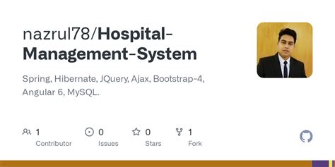 GitHub Nazrul Hospital Management System Spring Hibernate JQuery Ajax Bootstrap