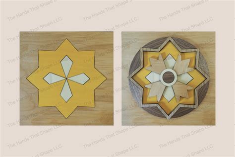 Rustic Homestead Barn On A Farm Wood Inlay Laser Ready File