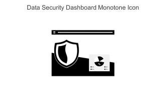 Data Security Dashboard Monotone Icon In Powerpoint Pptx Png And Editable Eps Format PPT Template