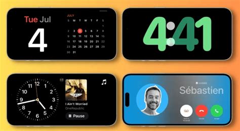 Ios 17横屏充电待机显示的好处 界面 Iphone 组件