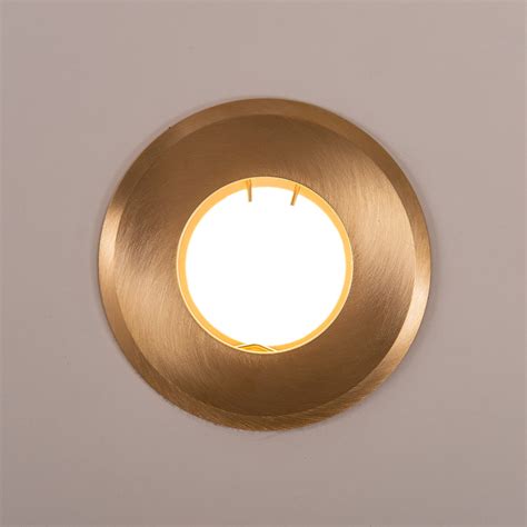 Hv19022t Br Ollo Brass Tri Colour Led Wall Or Inground Light Havit Lighting