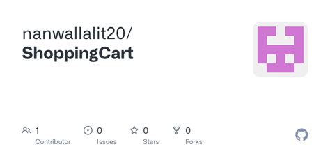 Github Nanwallalit Shoppingcart