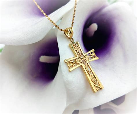 Purple And Gold Cross
