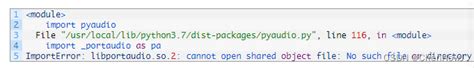 解决 pyaudio 安装完之后 出现libportaudio so 2 无法找到的问题 csdn博客