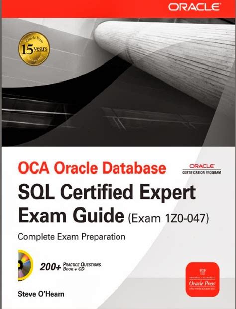 Ebook Picker Sql Certification Expert Exam Guide 1z0 047