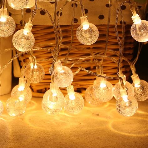 Led Fairy Light Gypsophila Bubble Balls Lights Battery Operated 3 Meter
