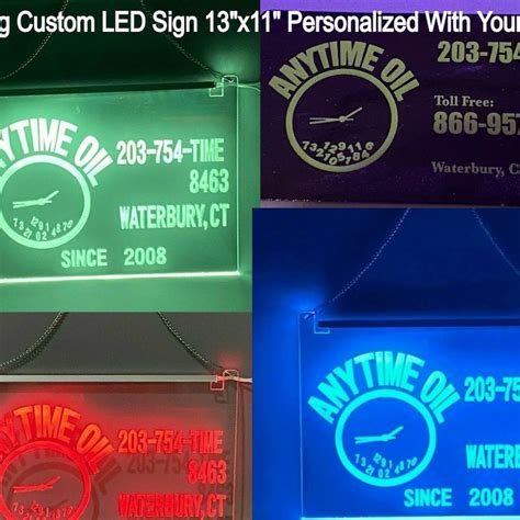 Custom Led Signs Etsy