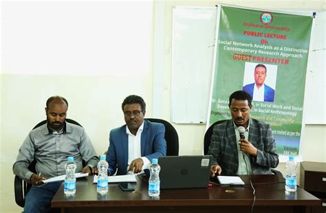 A Public Lecture At Injibara University Social Network Analysis As Distinctive Contemporary