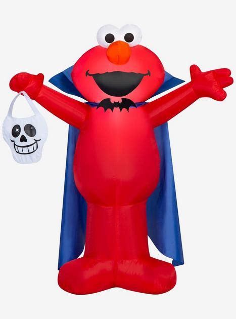 Sesame Street Elmo As Vampire With Skull Airblown Inflatable Hot Topic