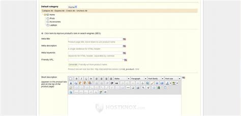 Hostknox Prestashop 1 4 Products Tutorial
