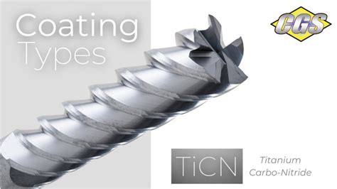 Coating Series Using Ticn Cgs Tool End Mills Solid Carbide