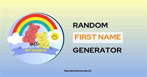 Hello My Name Is Generator