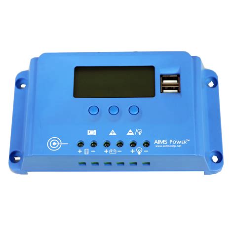 Aims 10 Amp Solar Charge Controller 12 Or 24 Vdc Pwm