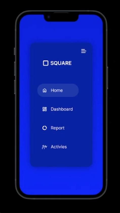 Animated Mobile Menu Interaction With Ui Design Ui Design Flat Ui
