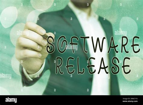 Handwriting Text Software Release Conceptual Photo Sum Of Stages Of