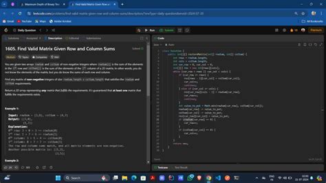 Manish Singh Bisht On Linkedin Day176 Leetcode Algorithm