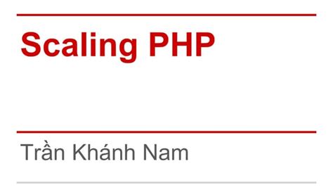 Scaling Php Pptx