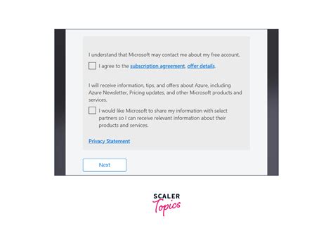 How To Create An Azure Free Account Scaler Topics
